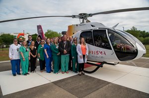 Helicopter unveiling event shows off newest air medical asset in ...