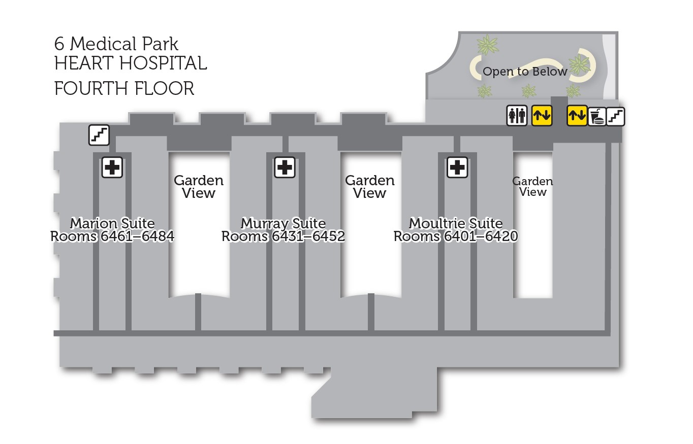 Heart Hospital Campus and Floor Plan Maps